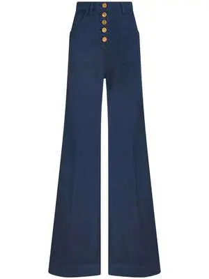 Etro High-rise Flared Jeans - Blue