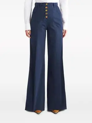 Etro High-rise Flared Jeans - Blue