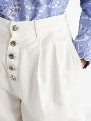 Etro Cotton Bermuda Shorts - White