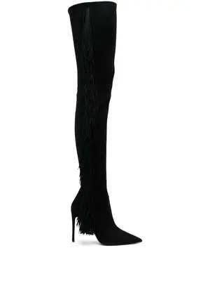 STUART WEITZMAN 100mm Ultra Fringe Over-the-knee Boots