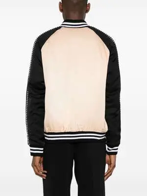 BLUE SKY INN Graphic-print Bomber Jacket - Black