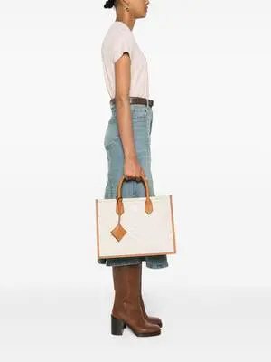 Mcm Medium Himmel Lauretos Tote Bag