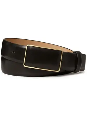 Tory Burch Tory Burch Leather Buckle Belt Black