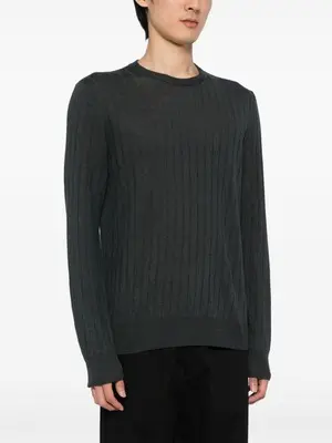 Barena Venezia Ribbed-knit Linen-cotton Jumper