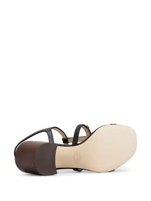 TOD'S Logo-plaque Leather Sandals