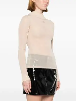 COURREGES Reedition Mesh Top - Neutrals