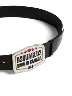 Dsquared2 Logo-buckle Leather Belt