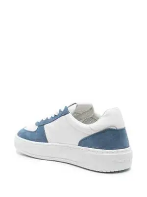 STUART WEITZMAN Courtside Leather Sneakers - White