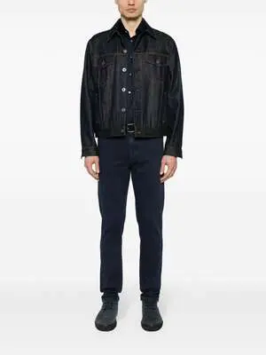 Zegna Logo Patch Mid-rise Jeans