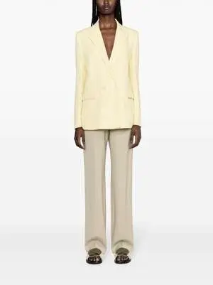 Fabiana Filippi Peak-lapels Double-breasted Blazer - Yellow