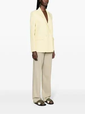 Fabiana Filippi Peak-lapels Double-breasted Blazer - Yellow