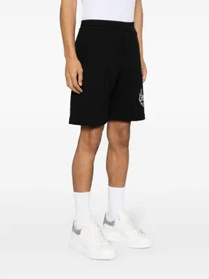 Alexander McQueen Logo-embroidered Track Shorts