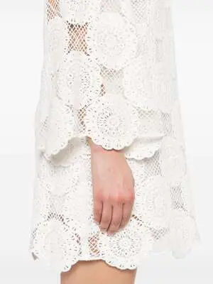 Zimmermann Junie Crochet Lace Mini Dress