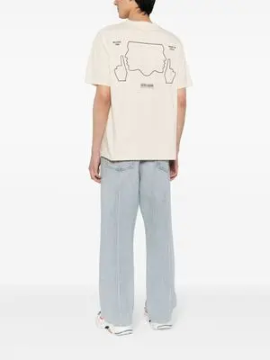 Gcds Slogan-print Cotton T-shirt