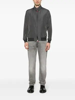 Kiton Zipped Lightweight Jacket - Grey