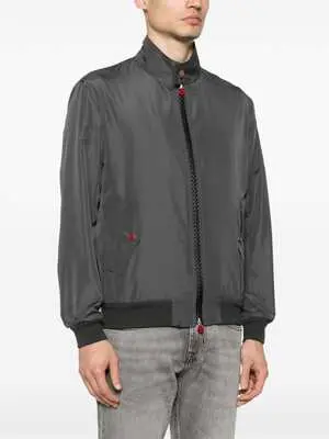 Kiton Zipped Lightweight Jacket - Grey
