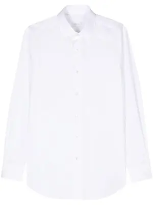 Brioni Long-sleeve Poplin Shirt