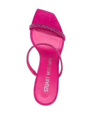 STUART WEITZMAN Aleena Royale Suede Sandals - Pink