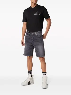 Philipp Plein Formentera Low-rise Denim Shorts