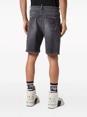 Philipp Plein Formentera Low-rise Denim Shorts