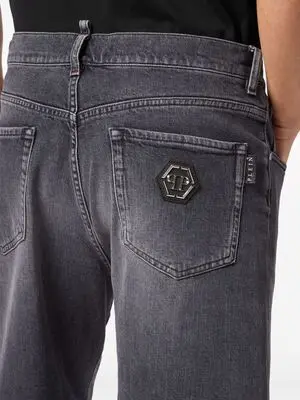Philipp Plein Formentera Low-rise Denim Shorts