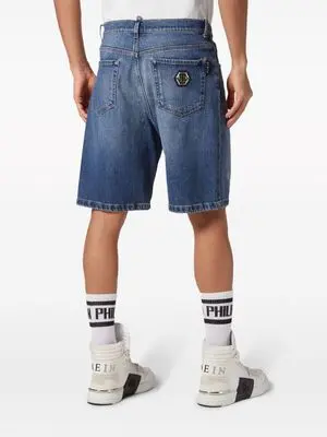 Philipp Plein Formentera Denim Shorts