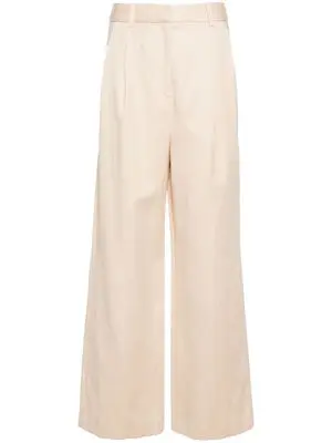 Loulou De Saison Idai Wide-leg Trousers - Pink
