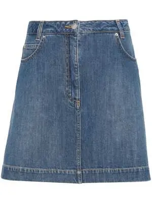Moschino Jeans Contrast Stitching Skirts