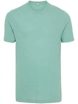 ZANONE Basic Short-sleeved T-shirt - Blue