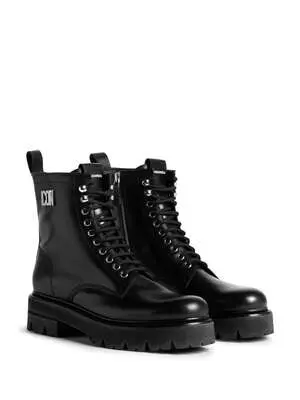 Dsquared2 Icon Plaque Combat Boots
