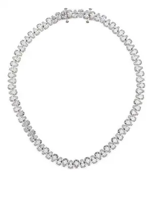 SWAROVSKI Swarovski Matrix Pear-Cut Necklace Silver