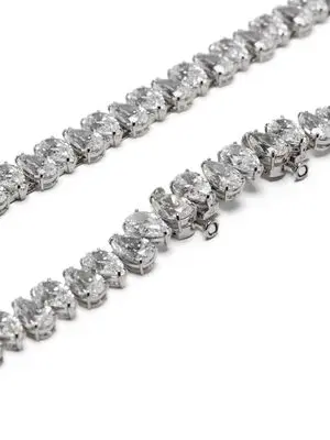 SWAROVSKI Matrix Pear-cut Necklace - Silver