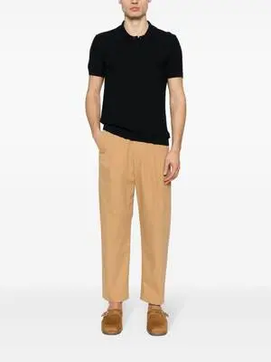 A.p.c. Jay Open-knit Polo Shirt - Blue