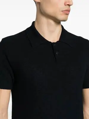 A.p.c. Jay Open-knit Polo Shirt - Blue