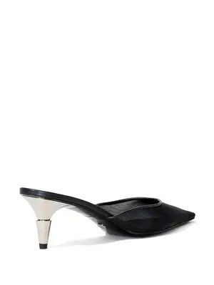 Proenza Schouler Spike 60mm Leather Mules - Black