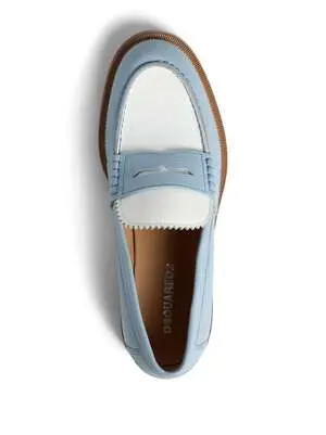 Dsquared2 Leather Loafers - Blue