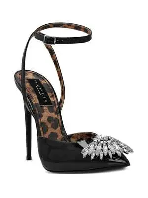 Philipp Plein 100mm Crystal-embellished Pumps