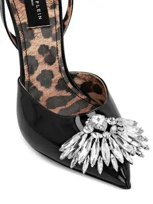 Philipp Plein 100mm Crystal-embellished Pumps