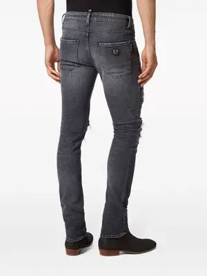 Philipp Plein Rock Star Slim-cut Jeans - Black