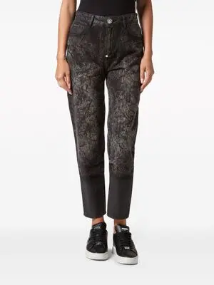 Philipp Plein Distressed-effect Cropped Jeans