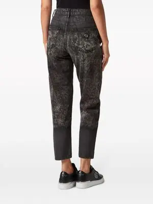 Philipp Plein Distressed-effect Cropped Jeans