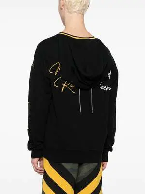 MOSTLY HEARD RARELY SEEN Logo-embroidered Hybrid Sweatshirt