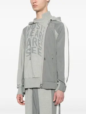 MOSTLY HEARD RARELY SEEN Logo-print Hoodie - Grey