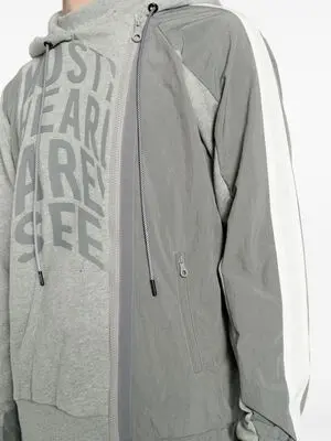 MOSTLY HEARD RARELY SEEN Logo-print Hoodie - Grey