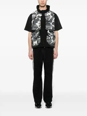 MOSTLY HEARD RARELY SEEN Camouflage-print Layered Gilet