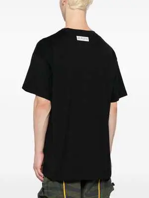 MOSTLY HEARD RARELY SEEN Logo-print Cotton T-shirt - Black