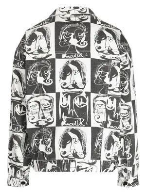 HACULLA. Chess Graphic Denim Jacket