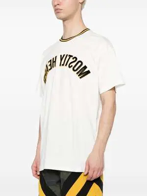 MOSTLY HEARD RARELY SEEN Reflected Logo-appliqué T-shirt - White
