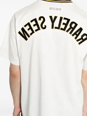 MOSTLY HEARD RARELY SEEN Reflected Logo-appliqué T-shirt - White