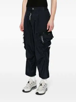 MOSTLY HEARD RARELY SEEN 3d Drop-crotch Trousers - Black